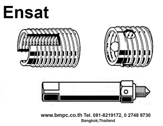 พุกซ่อมเกลียว, บูชเหล็กเสริมเกลียว, Insert Nut, Self tapping bush, Thin wall insert